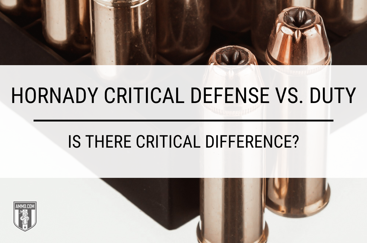 Hornady Critical Defense vs. Duty: Understanding the Differences